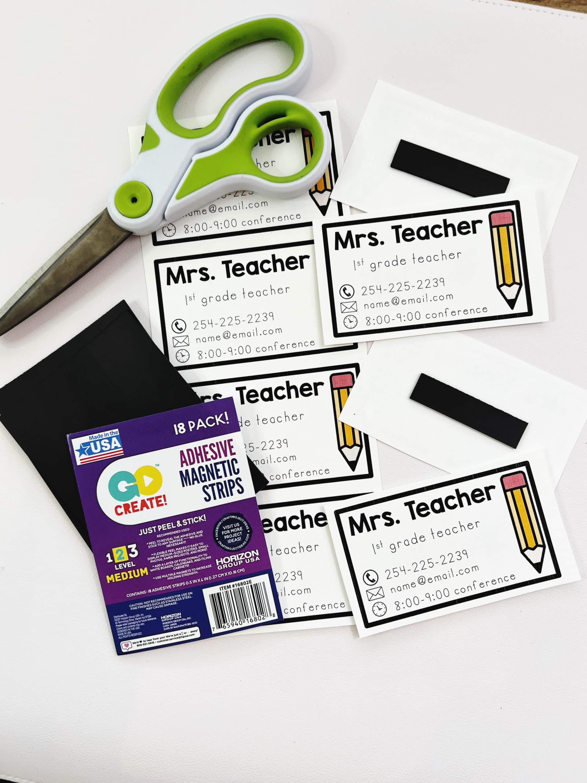 FREE Meet the Teacher Magnet Template - Kristen Sullins Teaching