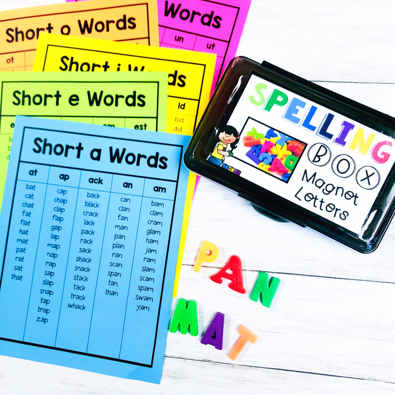 A Week of Word Families - Kristen Sullins Teaching