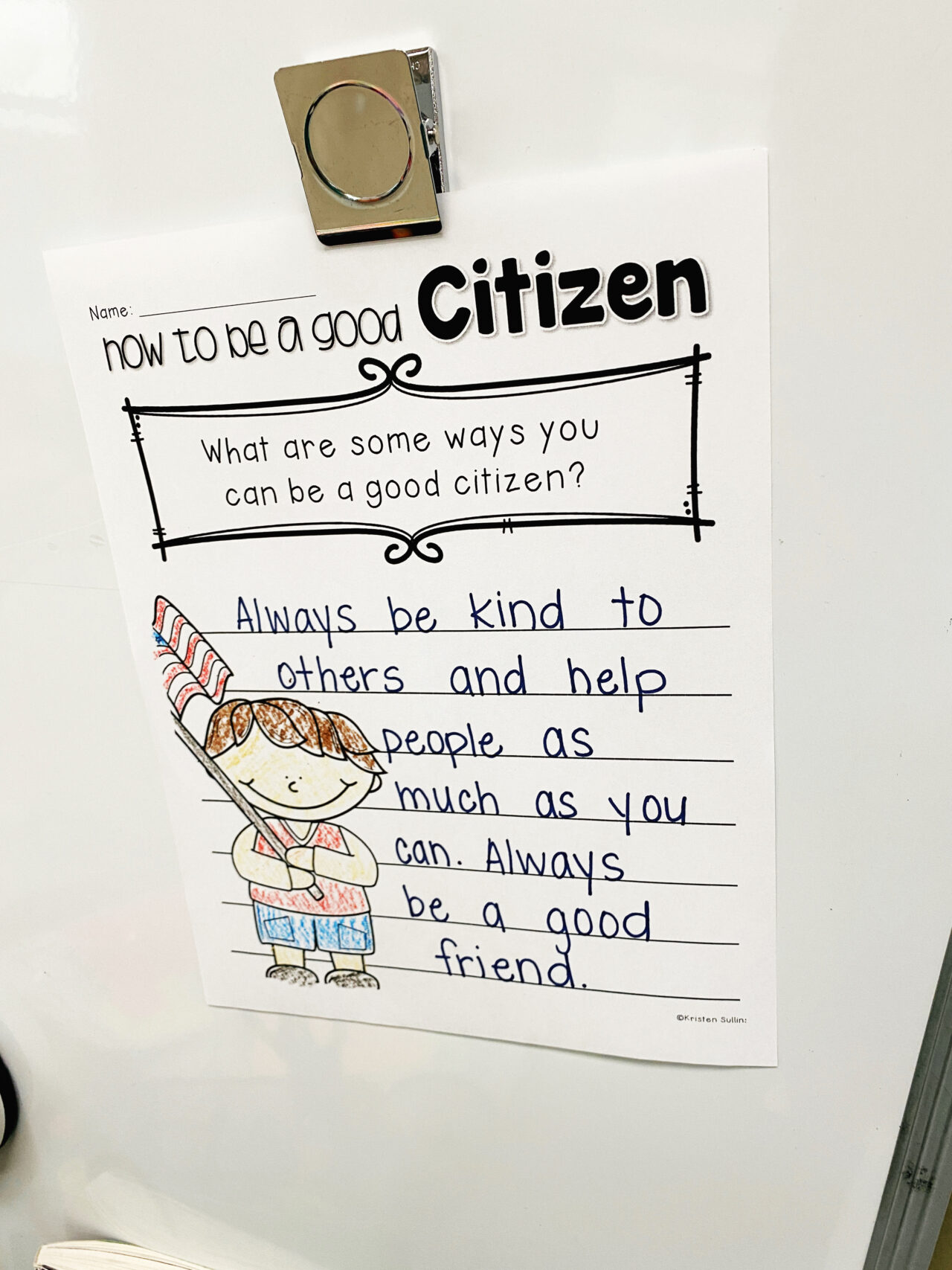 United States Activities for First Grade - Kristen Sullins Teaching