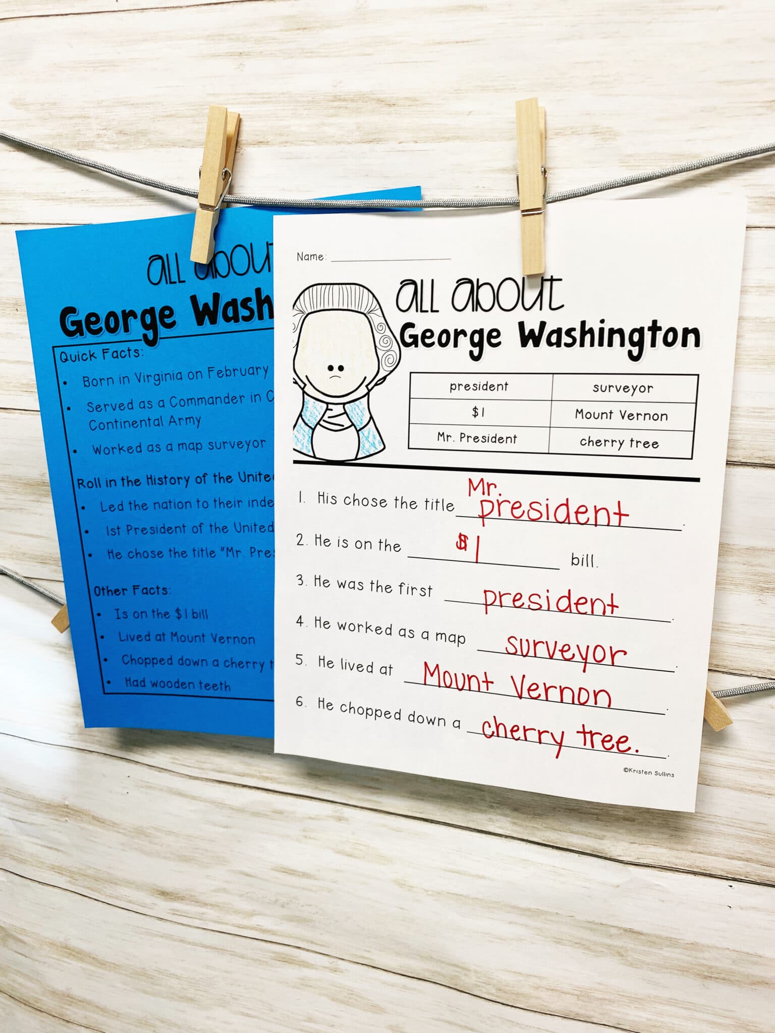 United States Activities for First Grade - Kristen Sullins Teaching