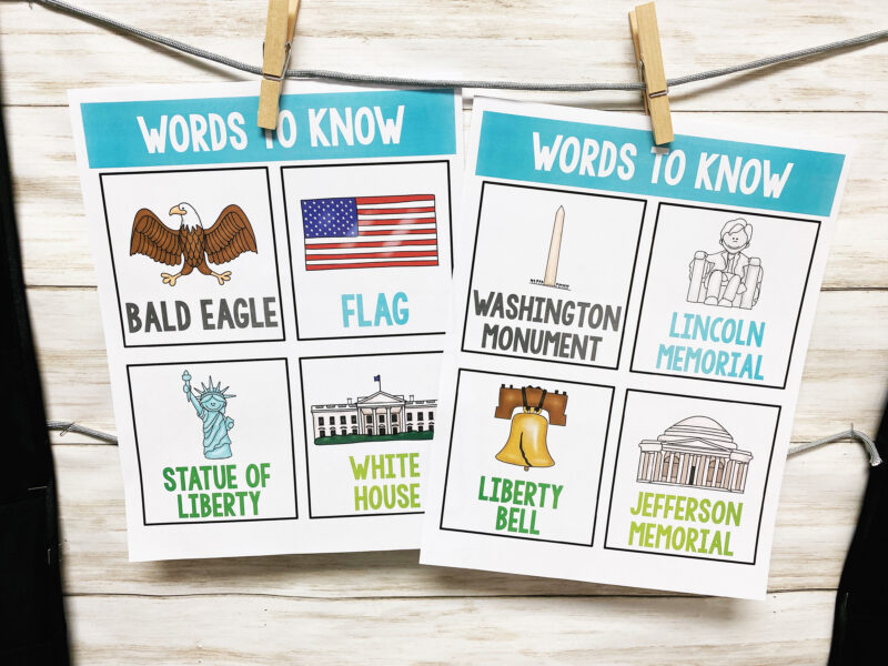 United States Activities for First Grade - Kristen Sullins Teaching