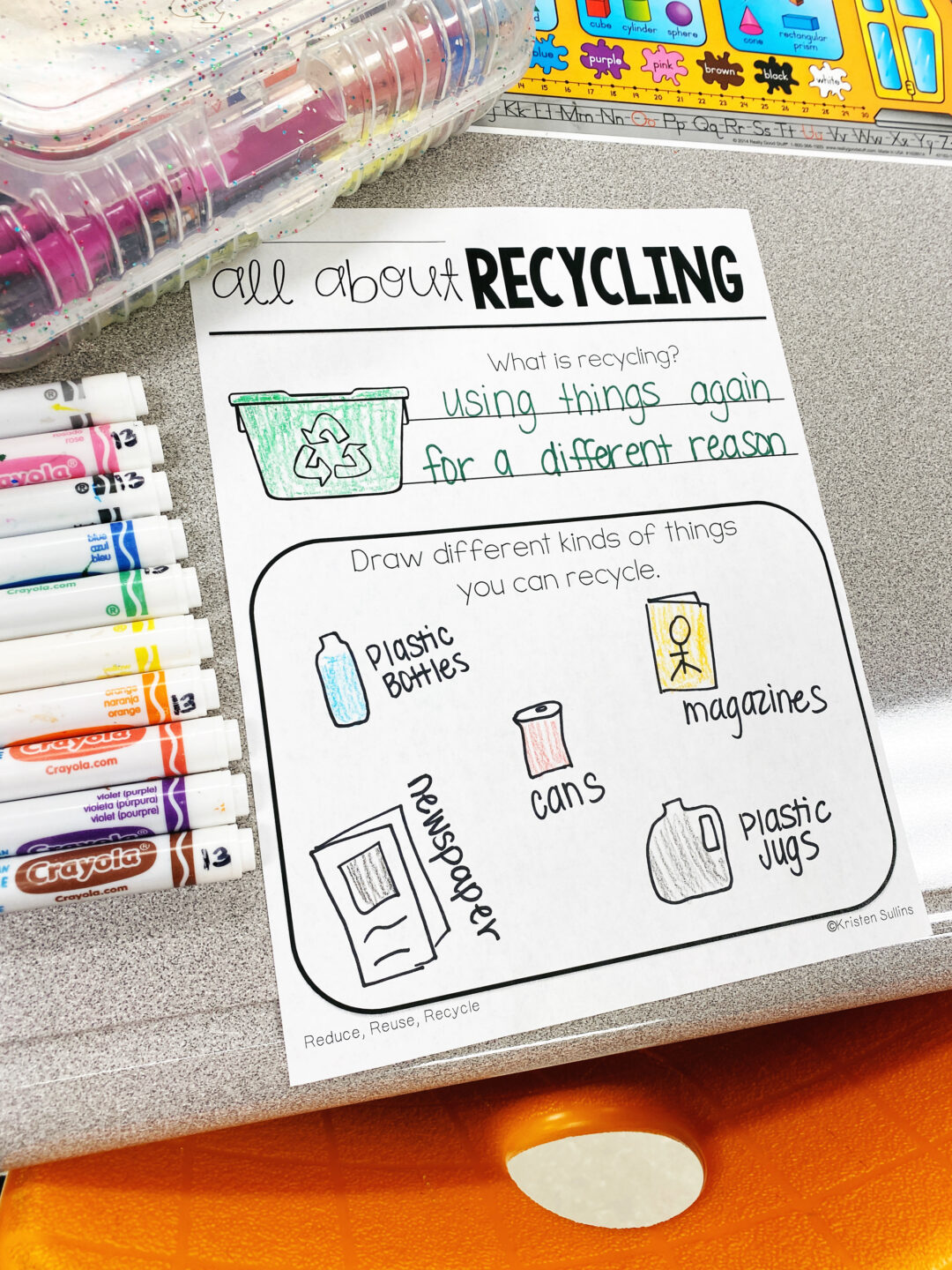 Reduce, Reuse and Recycle Activities - Kristen Sullins Teaching