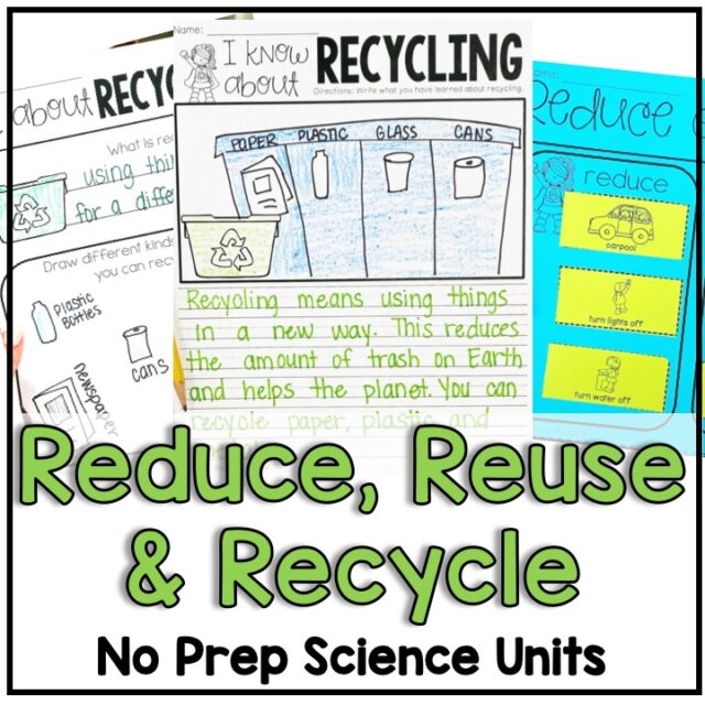Reduce, Reuse and Recycle Activities - Kristen Sullins Teaching