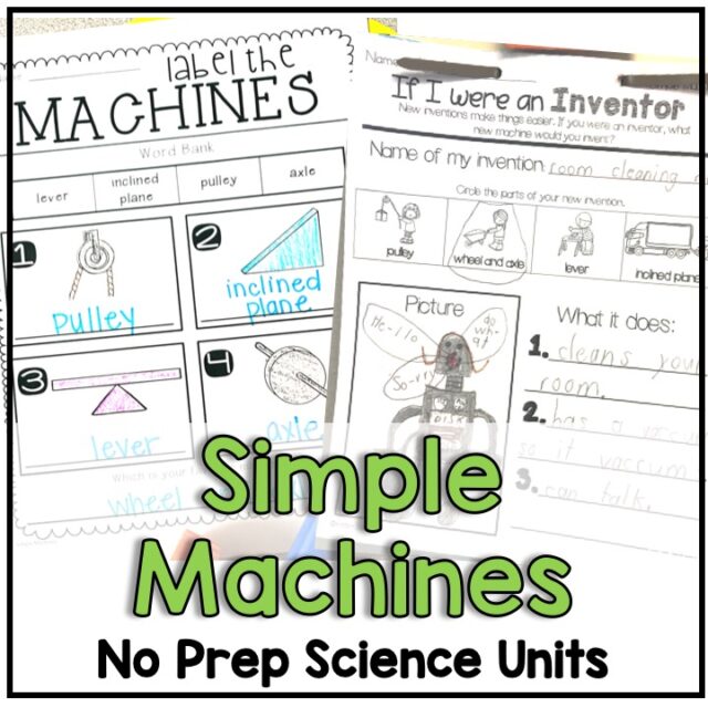 Simple Machines for First Grade - Kristen Sullins Teaching