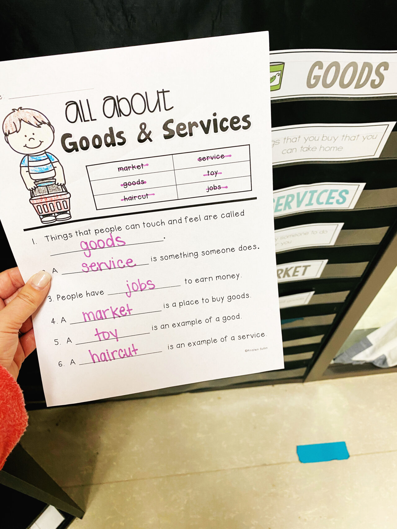 Financial Literacy for First Grade - Kristen Sullins Teaching