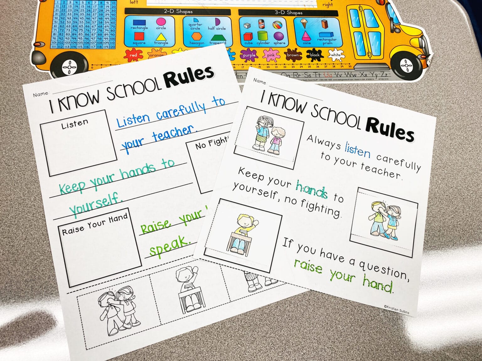 Rules and Laws for First Grade - Kristen Sullins Teaching