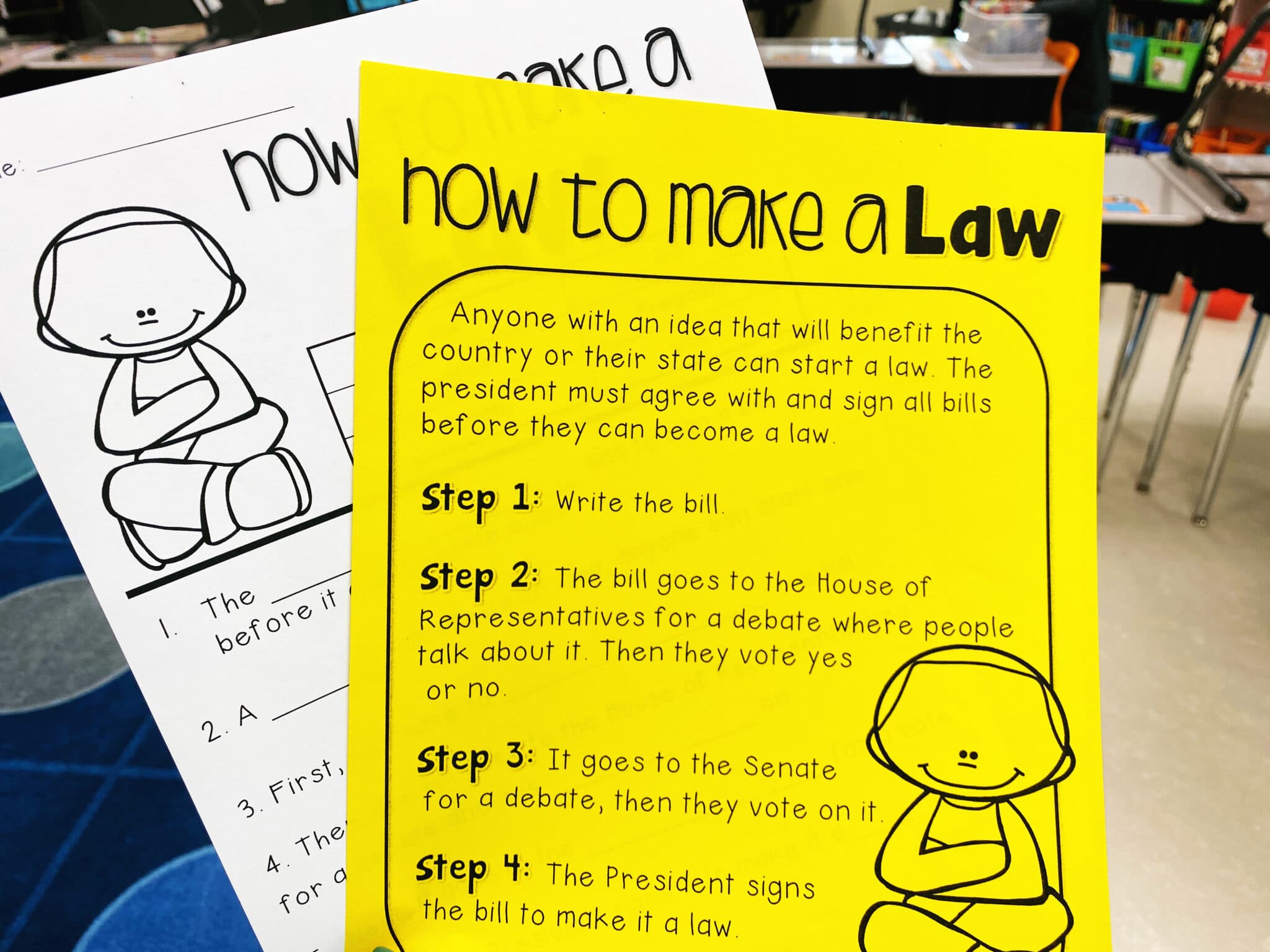 Rules and Laws for First Grade - Kristen Sullins Teaching