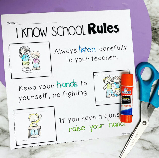 Rules and Laws for First Grade - Kristen Sullins Teaching