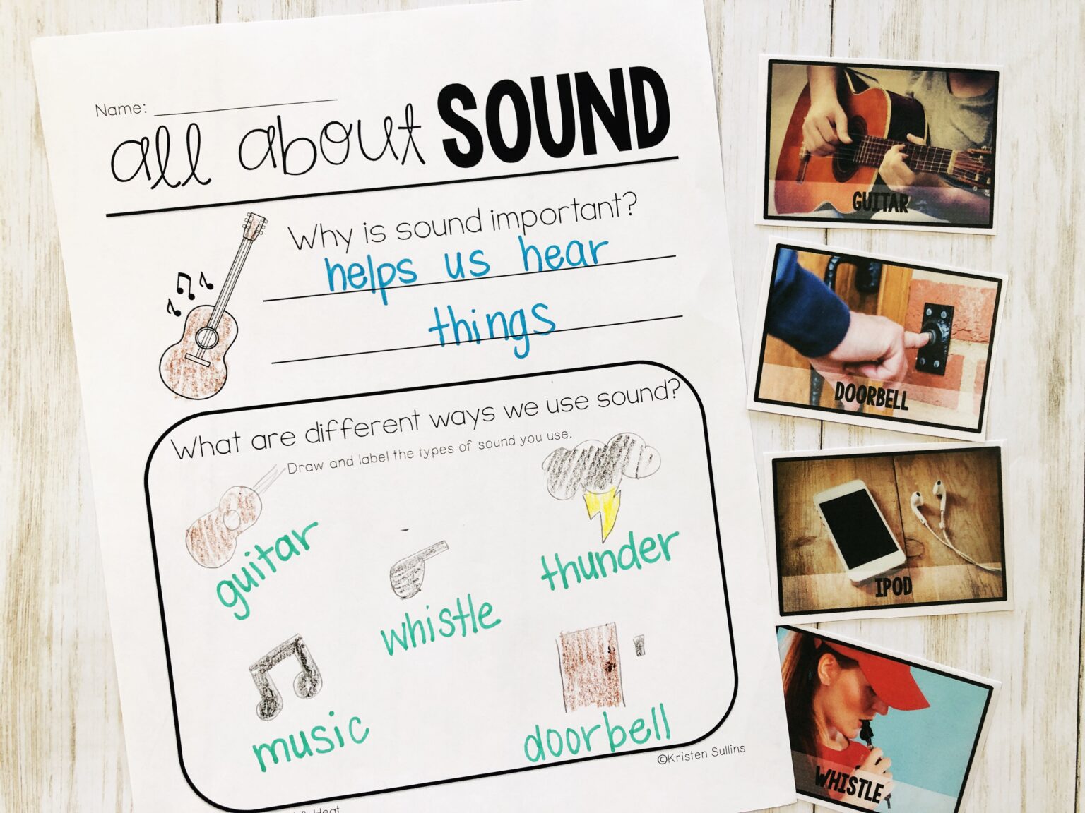 Types of Energy: Light, Sound and Heat - Kristen Sullins Teaching