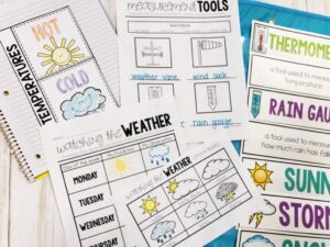 Weather Activities for First Grade - Kristen Sullins Teaching