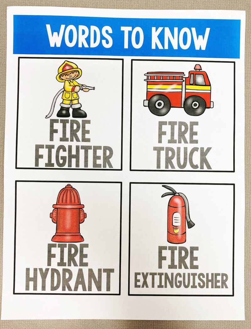Fire Safety Teaching Ideas for First Grade - Kristen Sullins Teaching