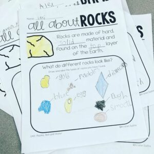 Rocks, Soil and Water for First Grade - Kristen Sullins Teaching