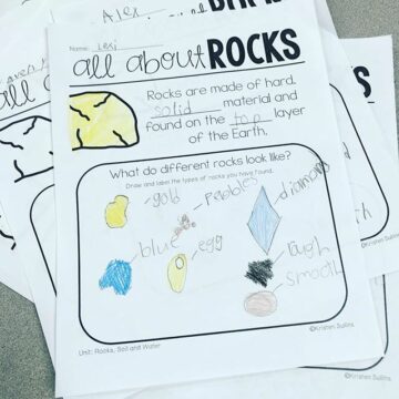 Rocks, Soil and Water for First Grade - Kristen Sullins Teaching