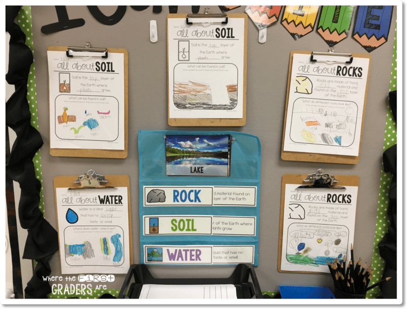 Rocks, Soil and Water for First Grade - Kristen Sullins Teaching