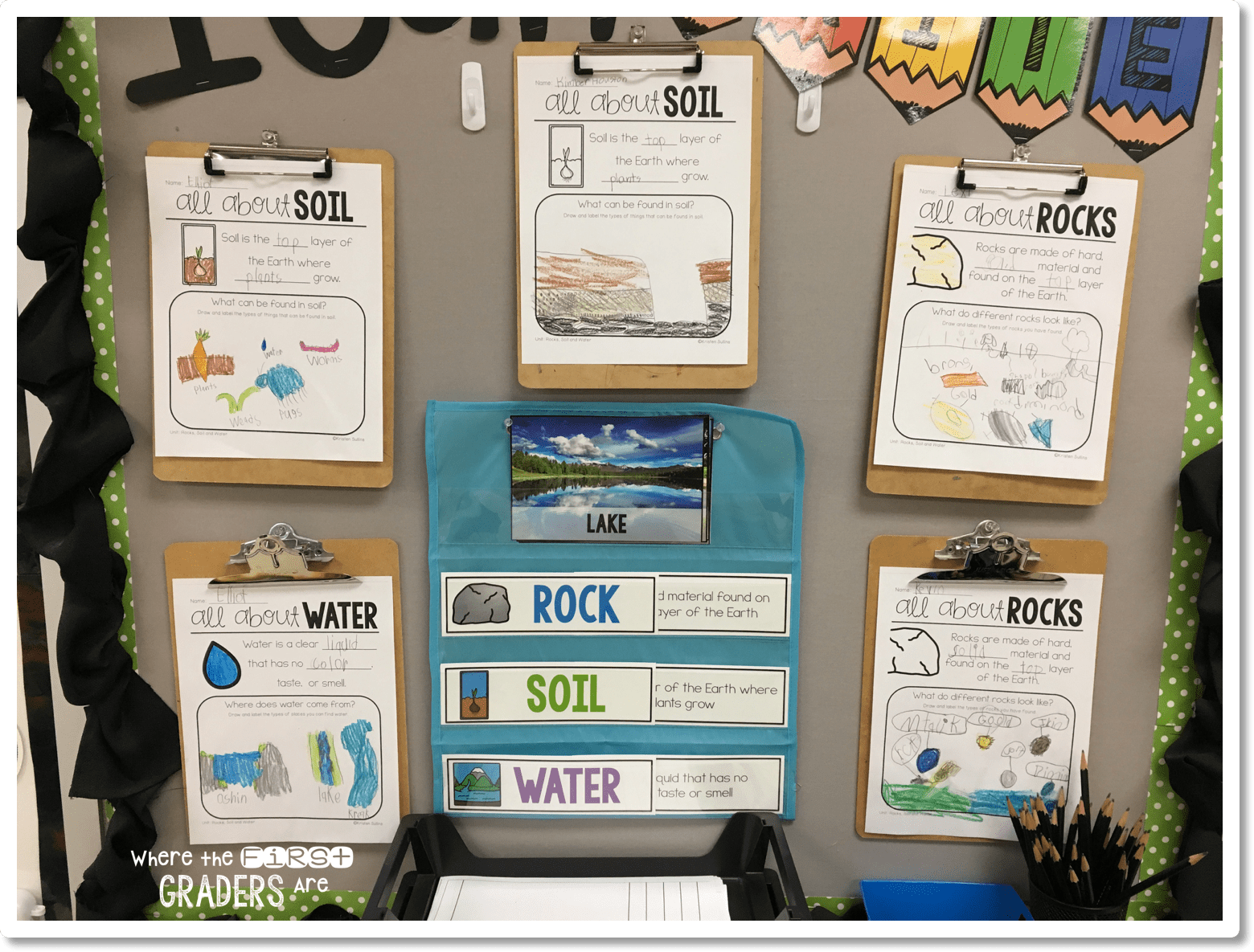 Rocks, Soil and Water for First Grade - Kristen Sullins Teaching