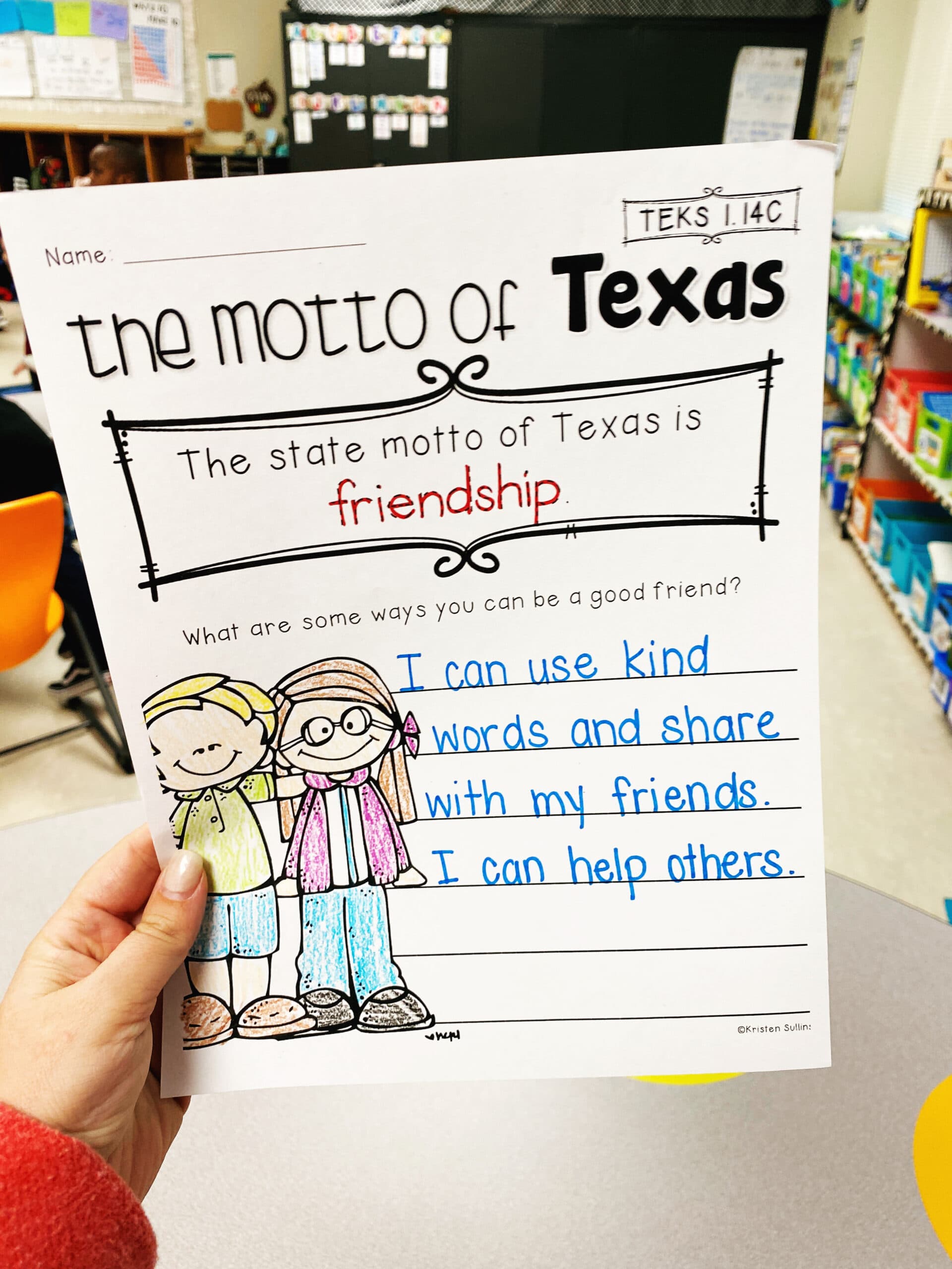 Texas Activities for First Grade - Kristen Sullins Teaching