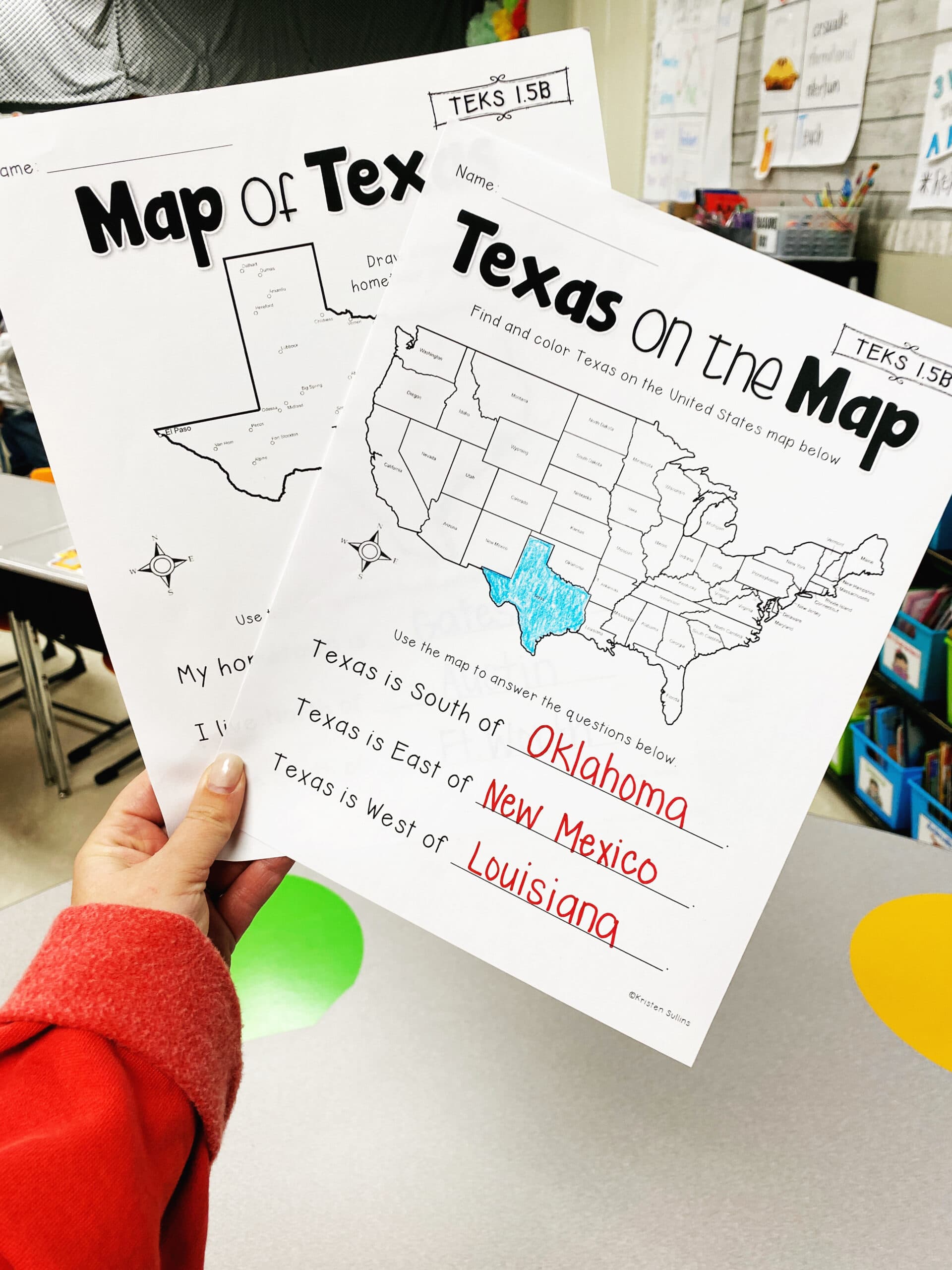 Texas Activities for First Grade - Kristen Sullins Teaching