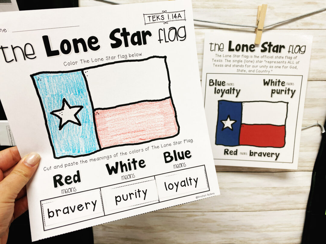 Texas Activities for First Grade - Kristen Sullins Teaching