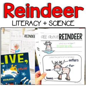 Reindeer Facts for First Grade - Kristen Sullins Teaching