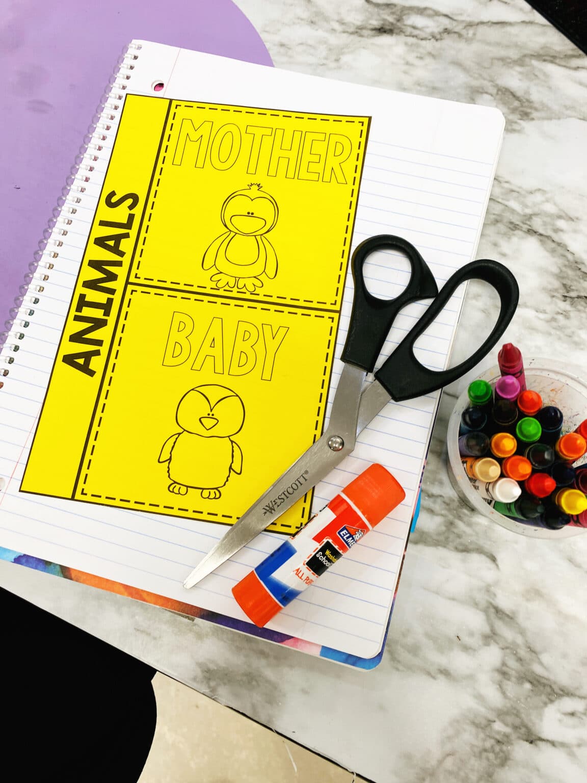 Animal Mothers & Babies for First Grade - Kristen Sullins Teaching