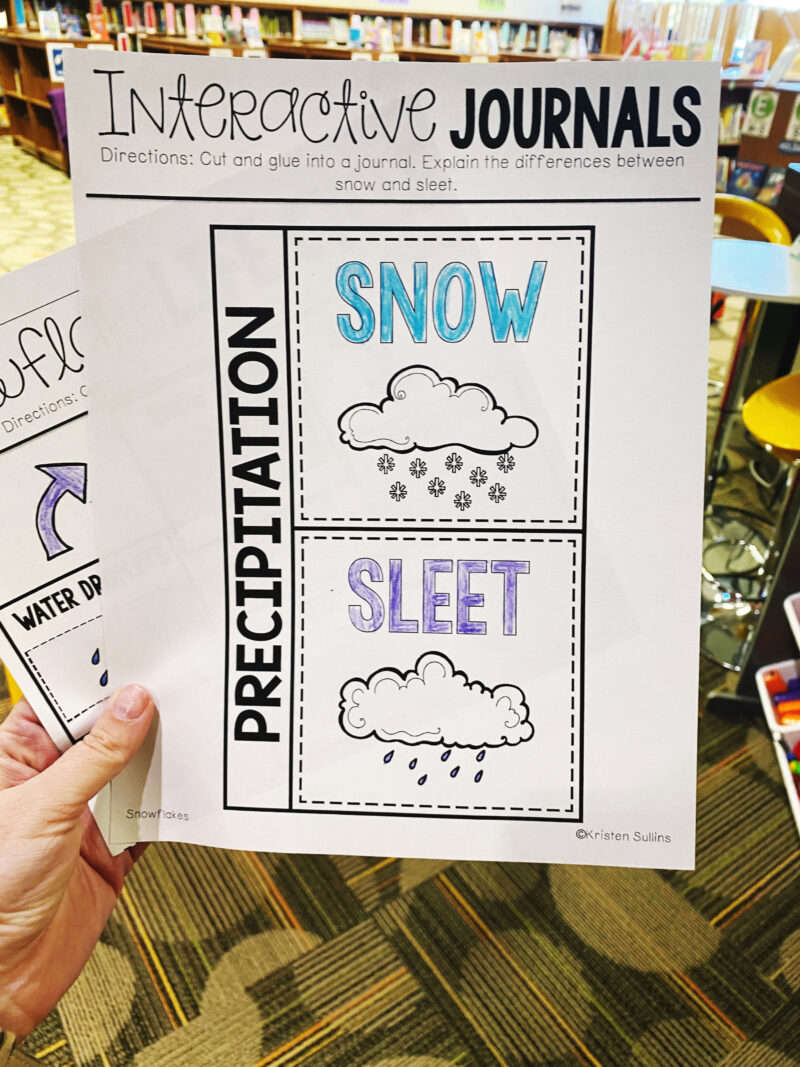 Snowflake Science for First Grade - Kristen Sullins Teaching