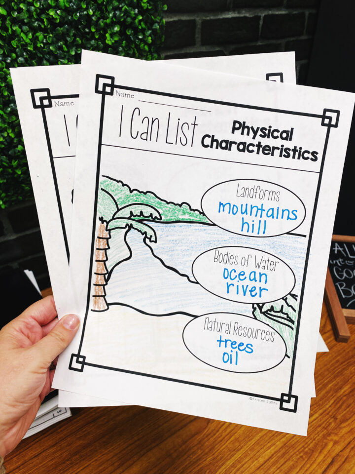 Geography for First Grade - Kristen Sullins Teaching