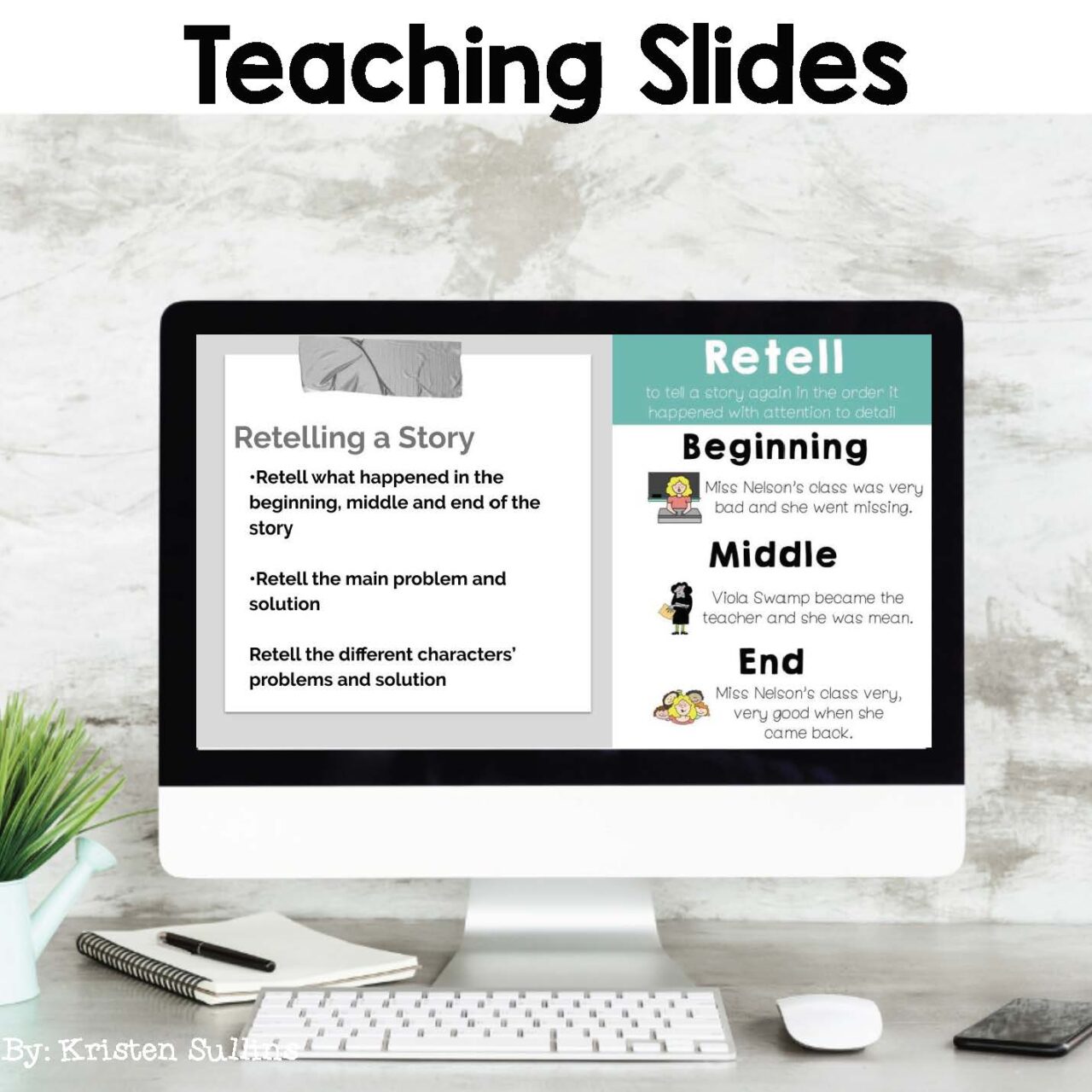 Retell Activities for First Grade - Kristen Sullins Teaching