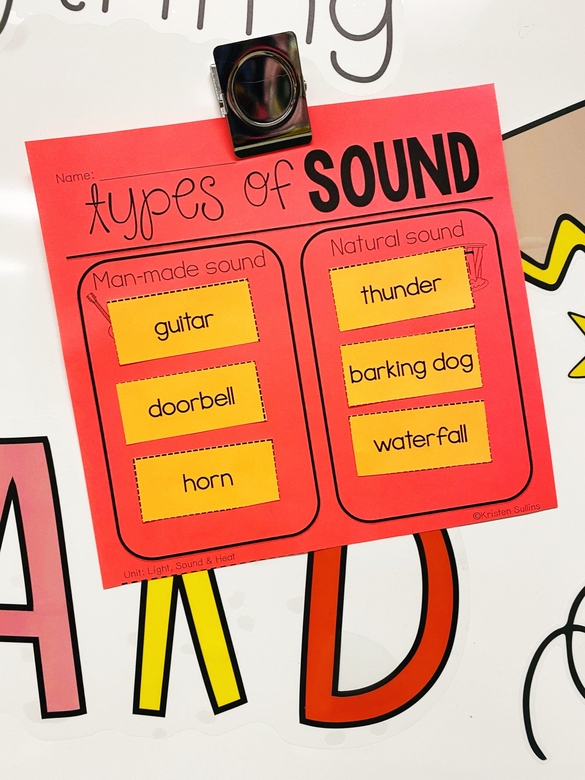 Matter and Energy for First Grade - Kristen Sullins Teaching