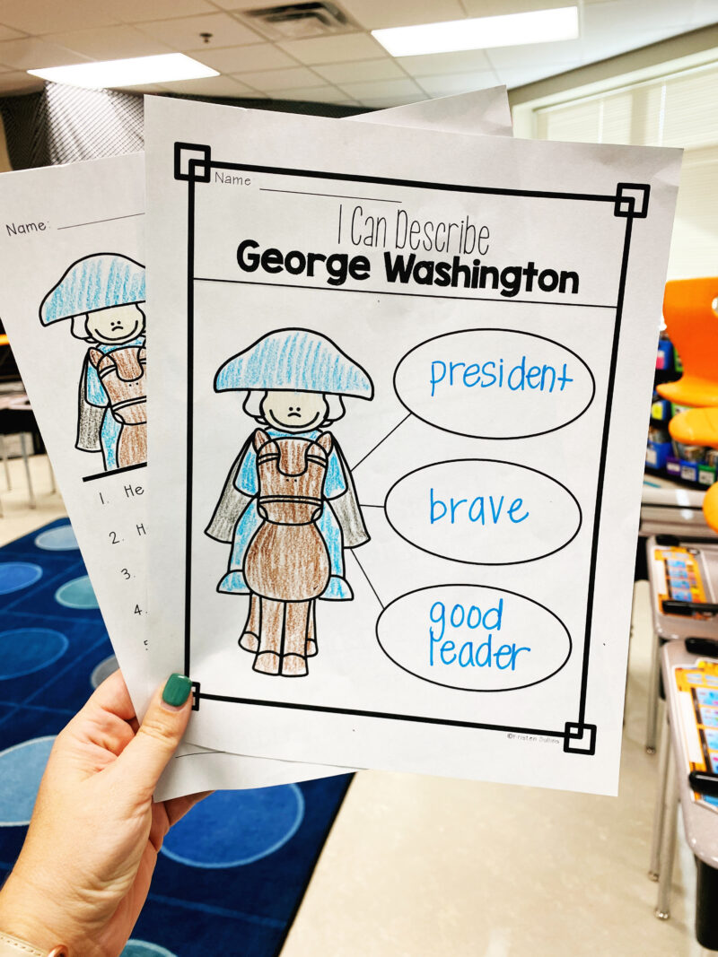 President's Day Activities for First Grade - Kristen Sullins Teaching
