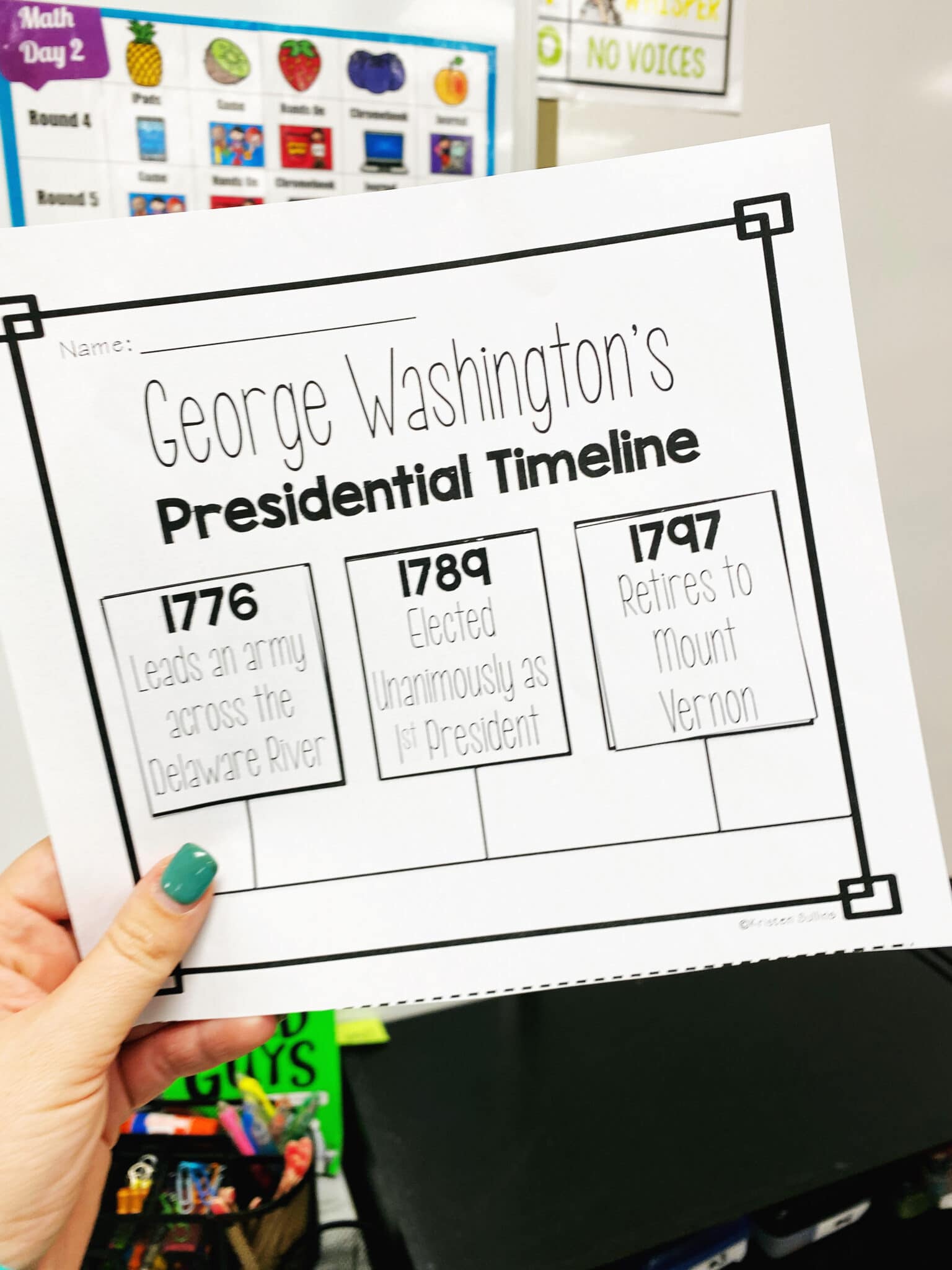 President's Day Activities for First Grade - Kristen Sullins Teaching
