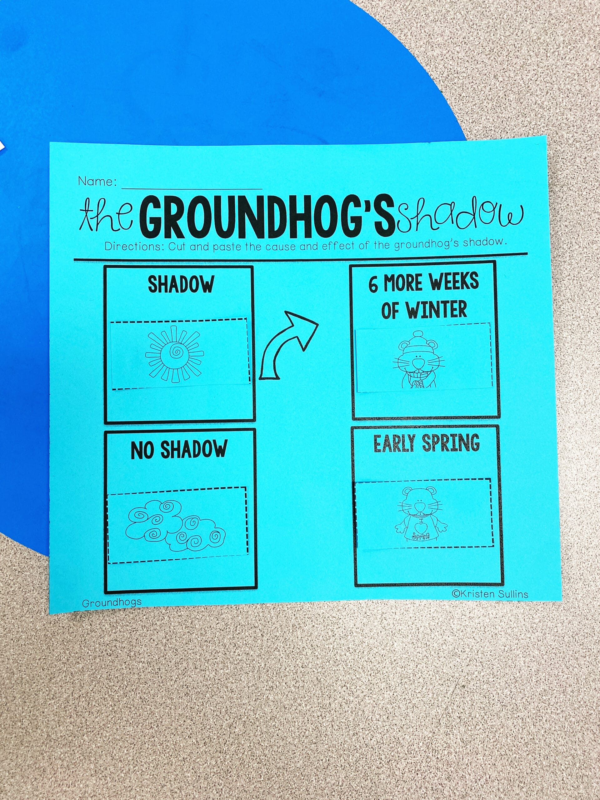 Groundhog Activities for First Grade - Kristen Sullins Teaching