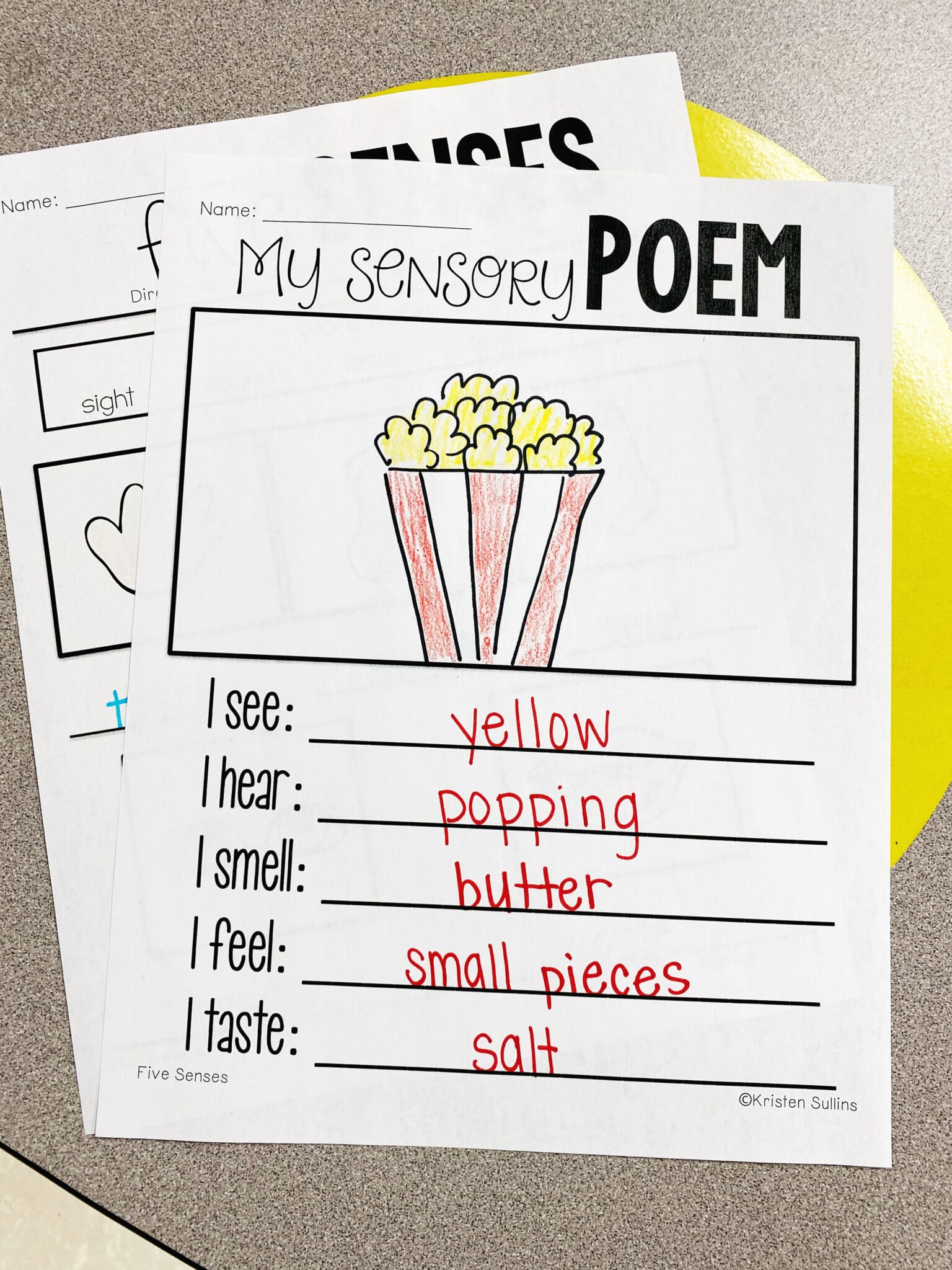 Five Senses for First Grade - Kristen Sullins Teaching