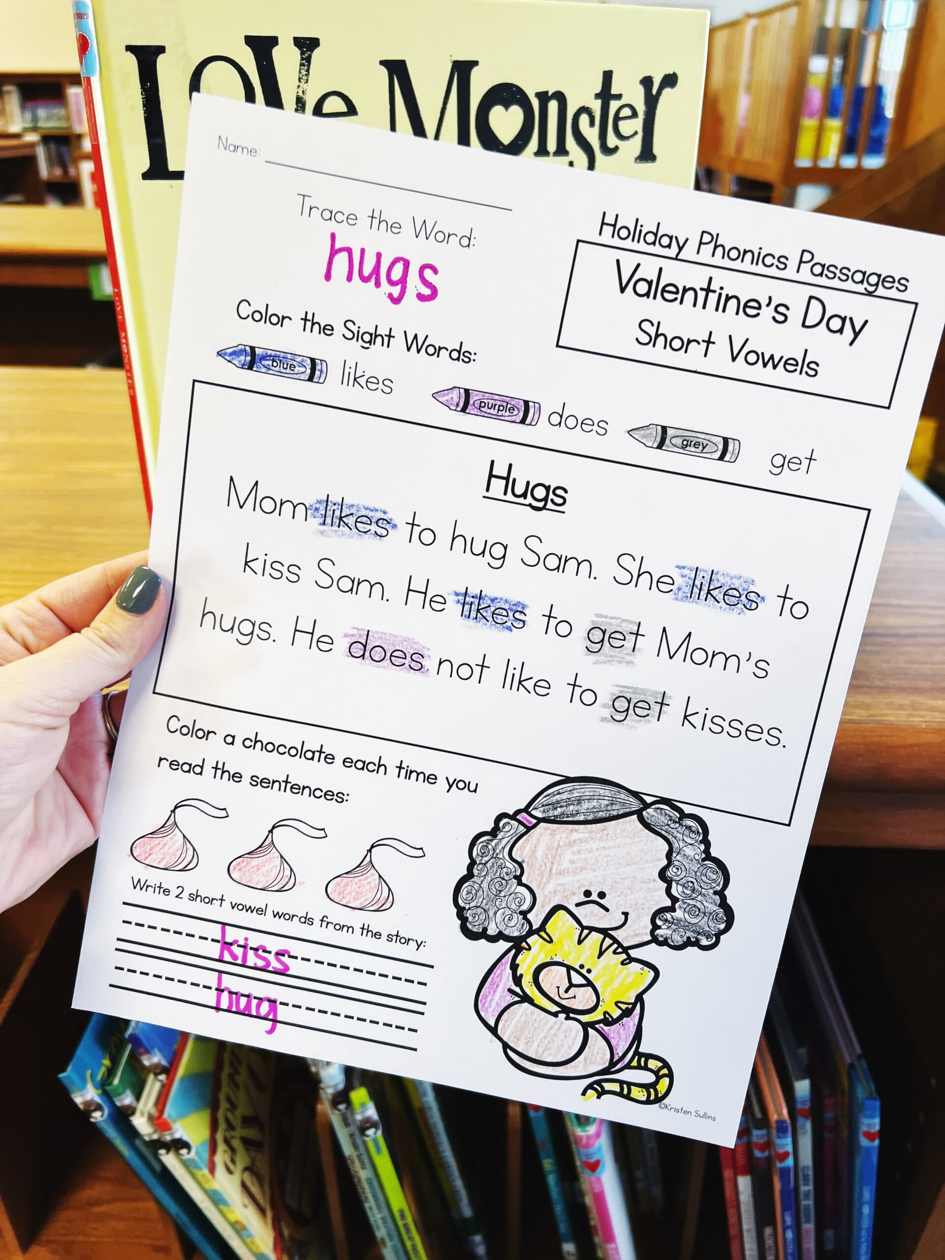 Valentine's Day Phonics and Fluency Activities - Kristen Sullins Teaching