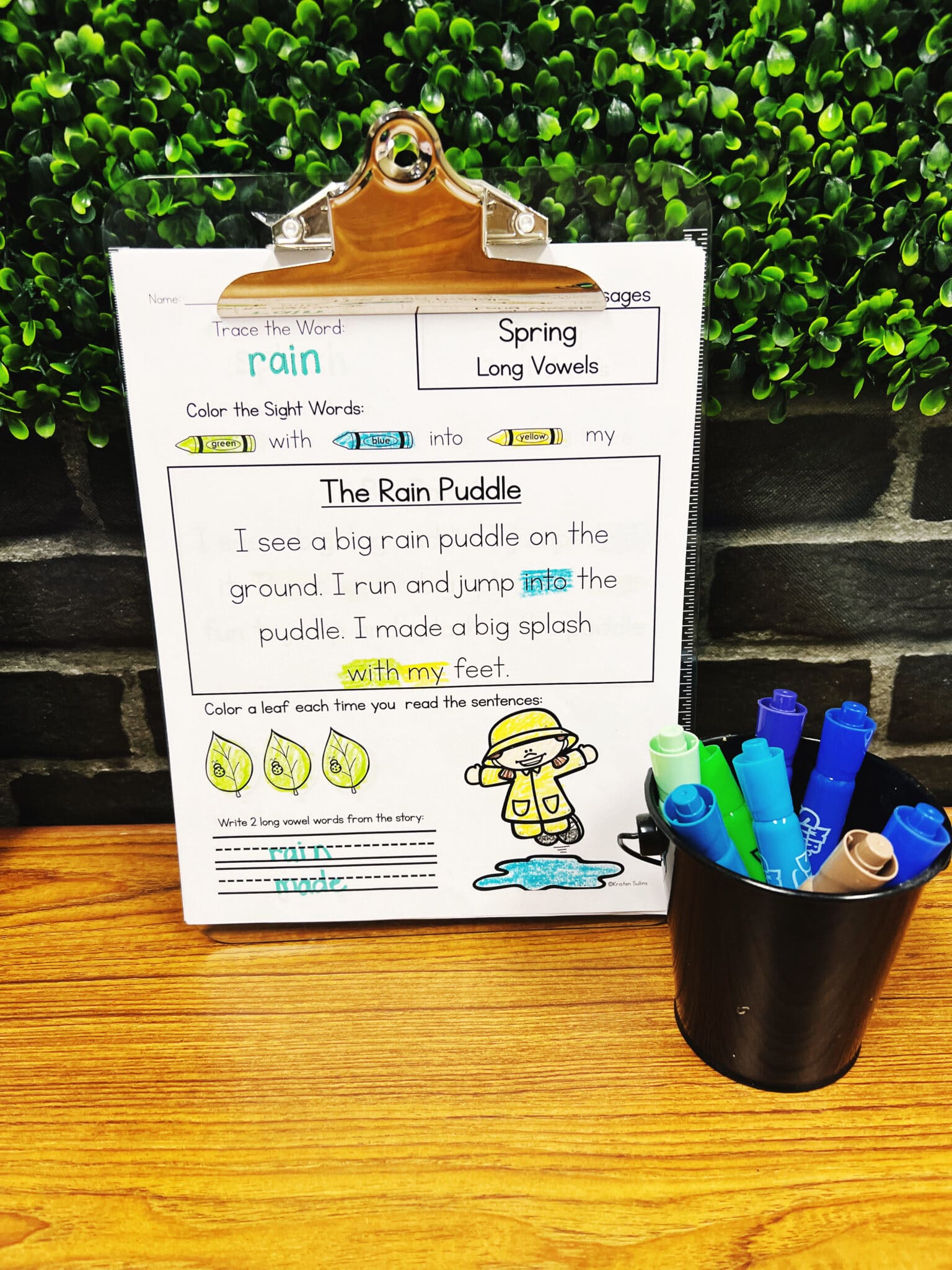 Spring Phonics and Fluency Activities - Kristen Sullins Teaching