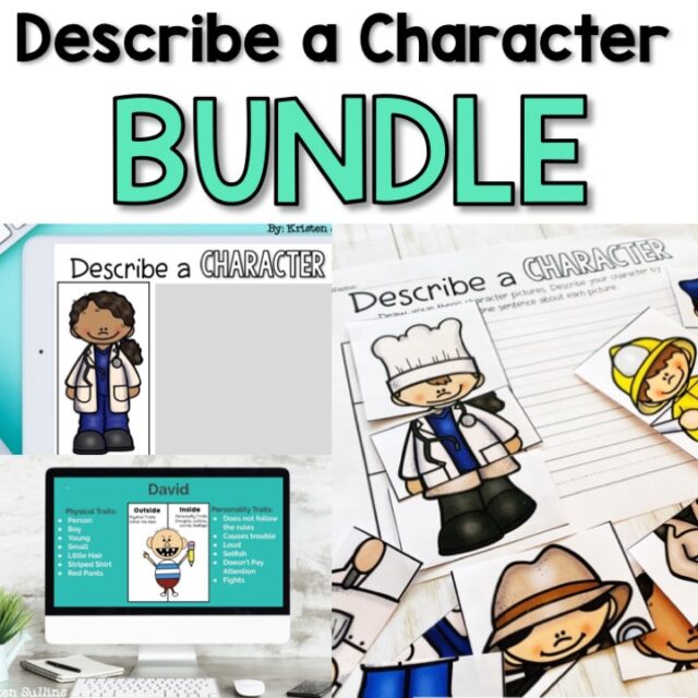Describe a Character for First Grade - Kristen Sullins Teaching