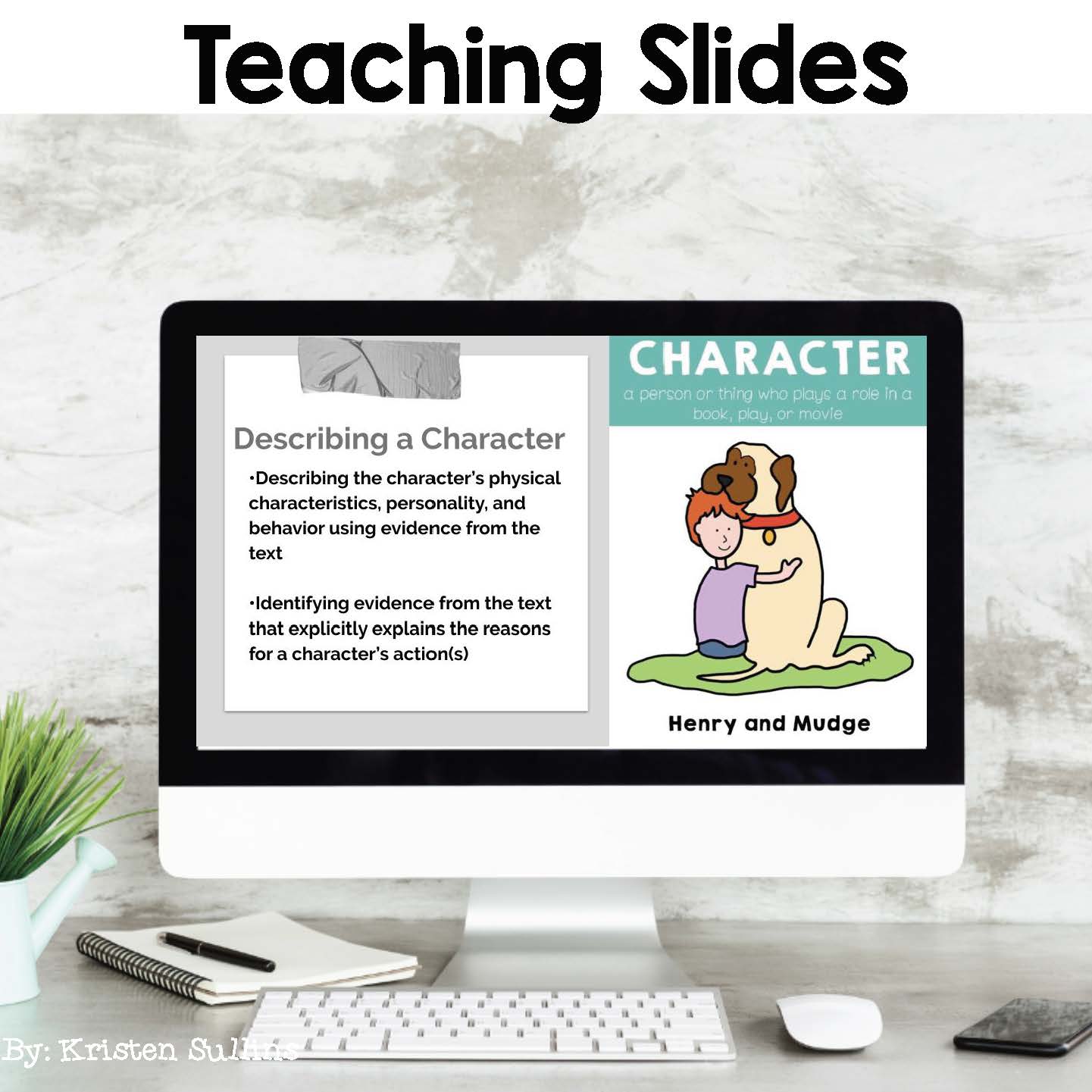 Describe a Character for First Grade - Kristen Sullins Teaching