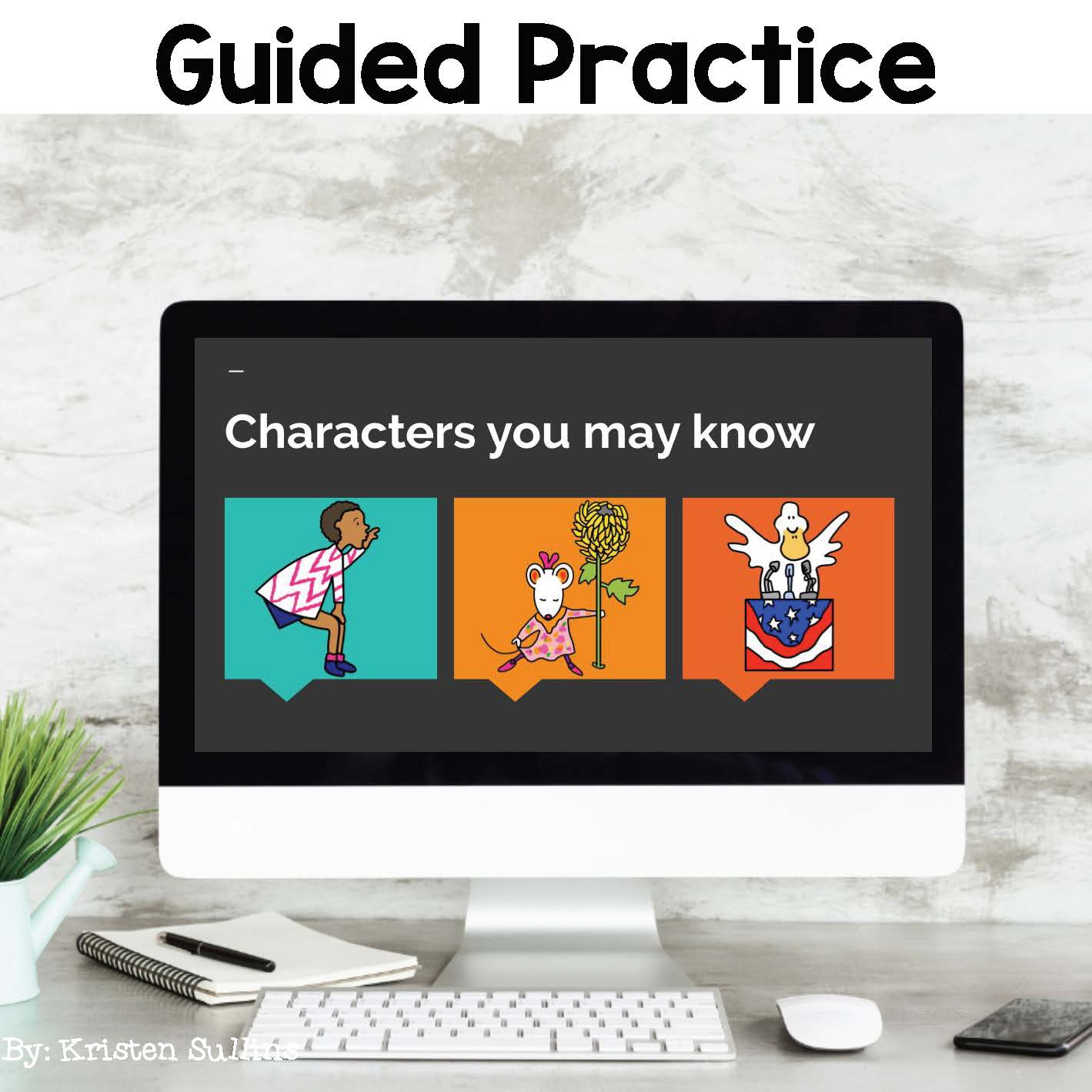 Describe a Character for First Grade - Kristen Sullins Teaching