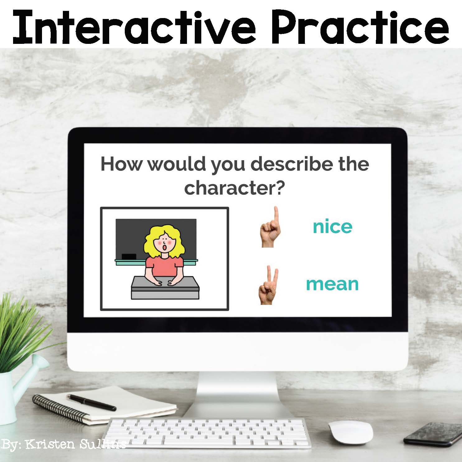 Describe a Character for First Grade - Kristen Sullins Teaching