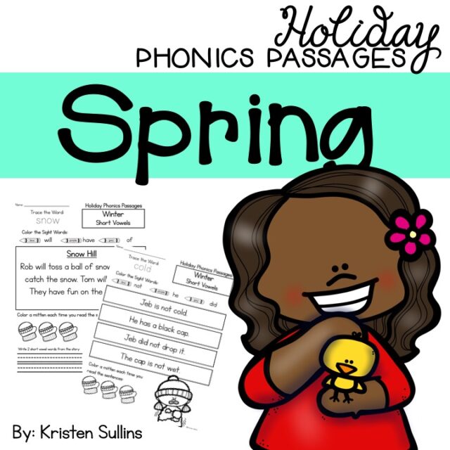 Spring Phonics and Fluency Activities - Kristen Sullins Teaching