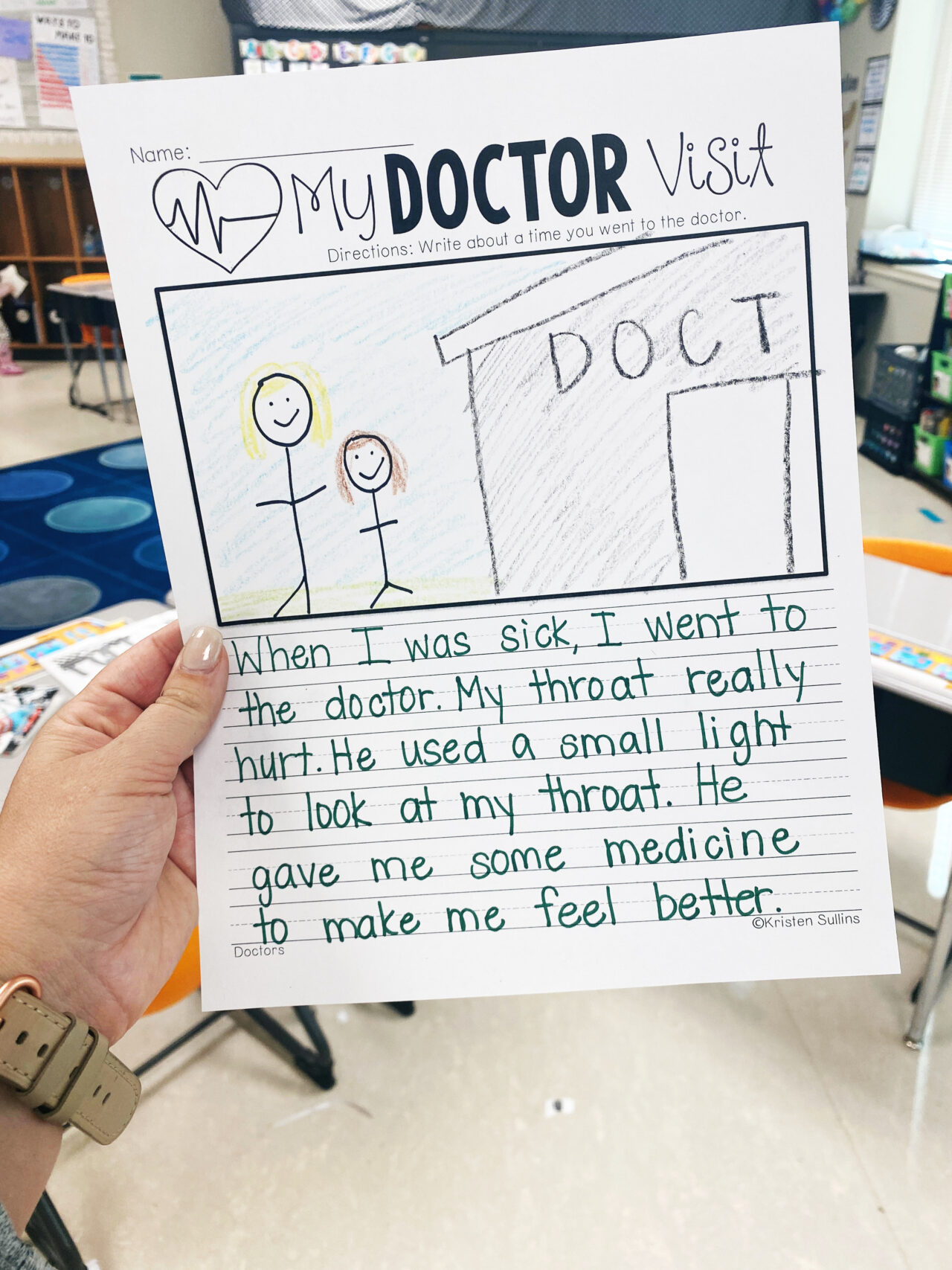 Going to the Doctor for First Grade - Kristen Sullins Teaching