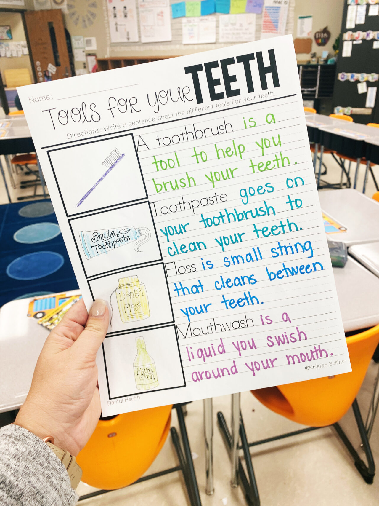 Dental Health for First Grade - Kristen Sullins Teaching