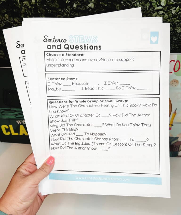 Asking Questions for First Grade - Kristen Sullins Teaching