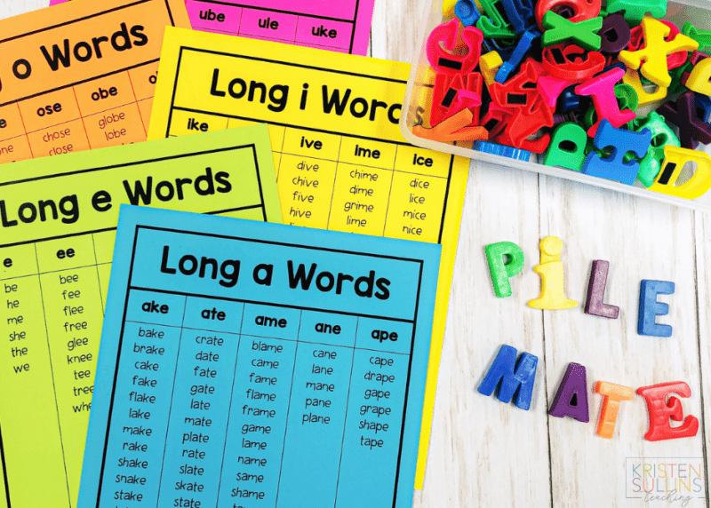 Spelling Lists for First Grade - Kristen Sullins Teaching