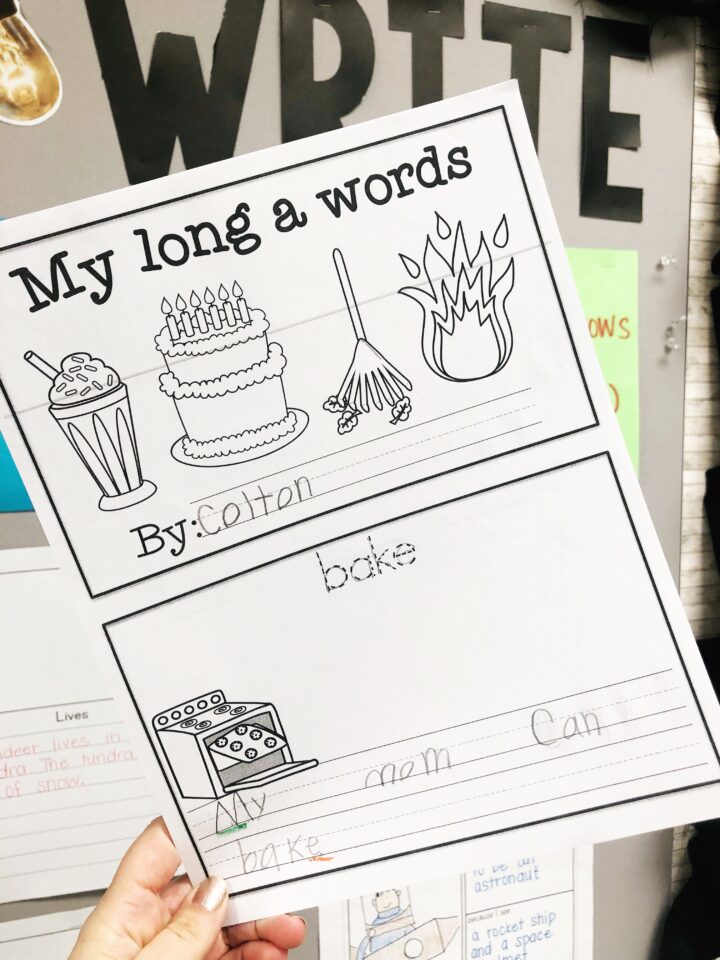 "Set it and FORGET IT" Writing Station - Kristen Sullins Teaching