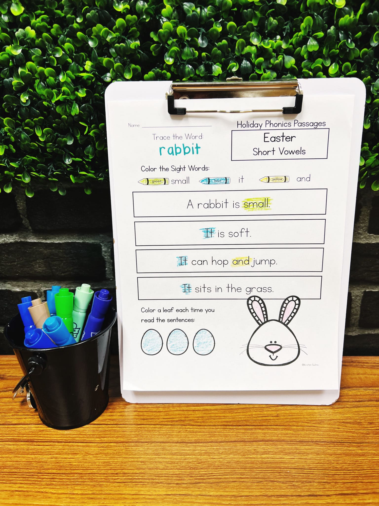 Easter Phonics and Fluency Activities - Kristen Sullins Teaching