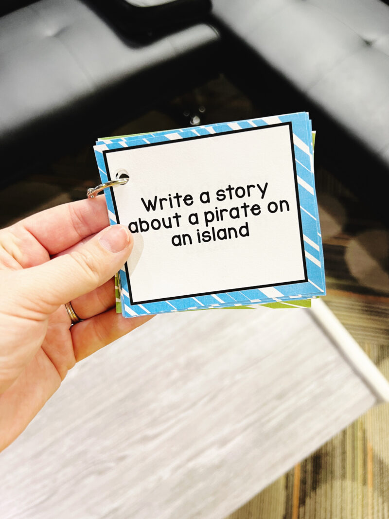 Writing Prompt Station for First Grade - Kristen Sullins Teaching