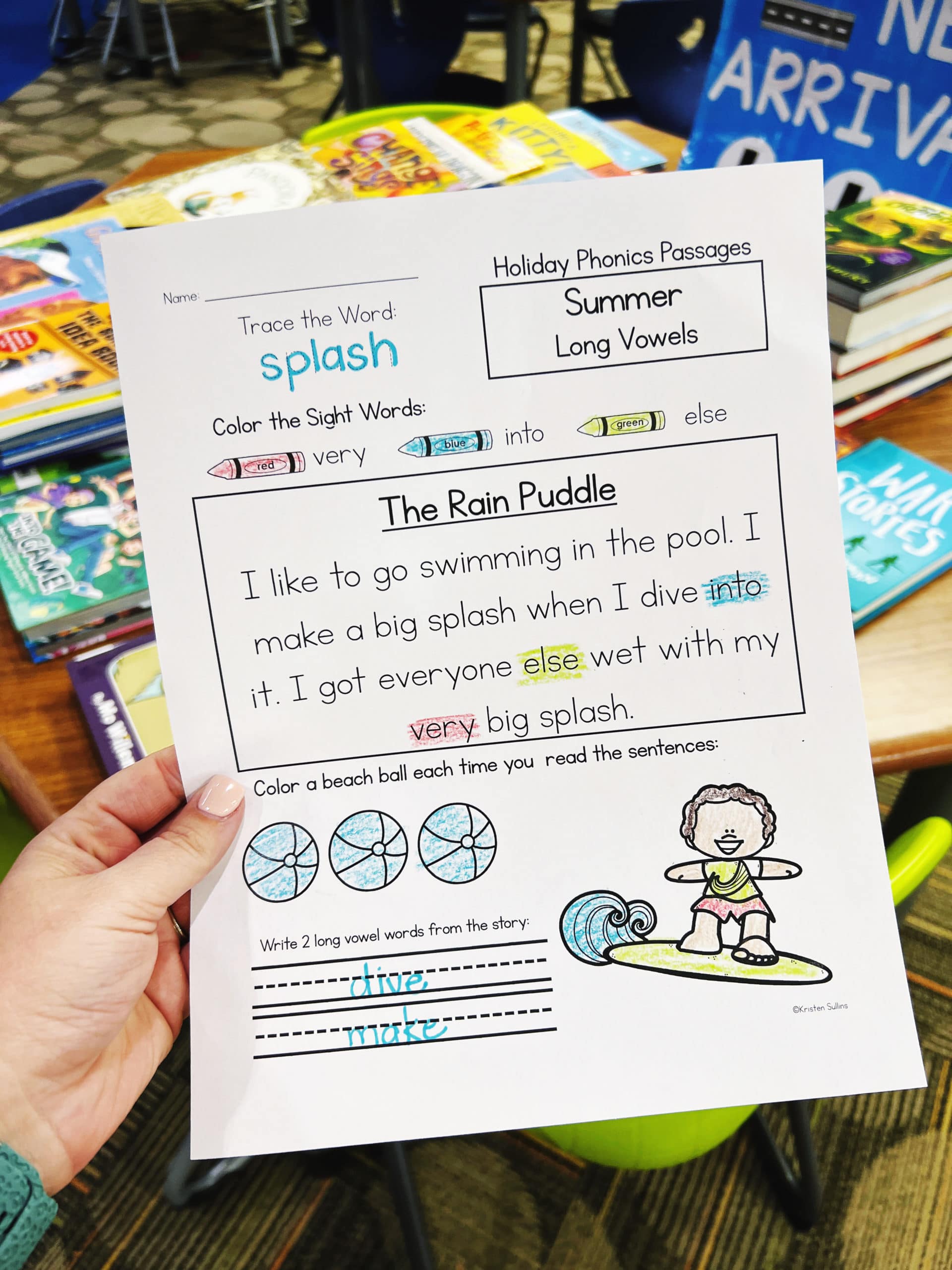 Summer Phonics and Fluency Activities - Kristen Sullins Teaching