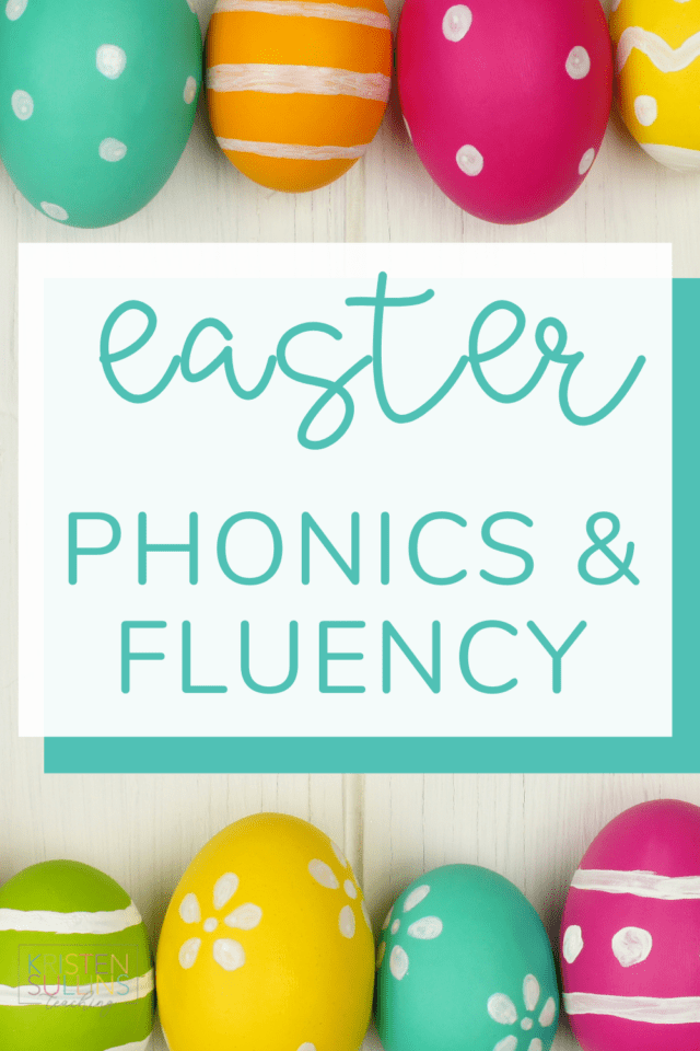 Easter Phonics and Fluency Activities - Kristen Sullins Teaching