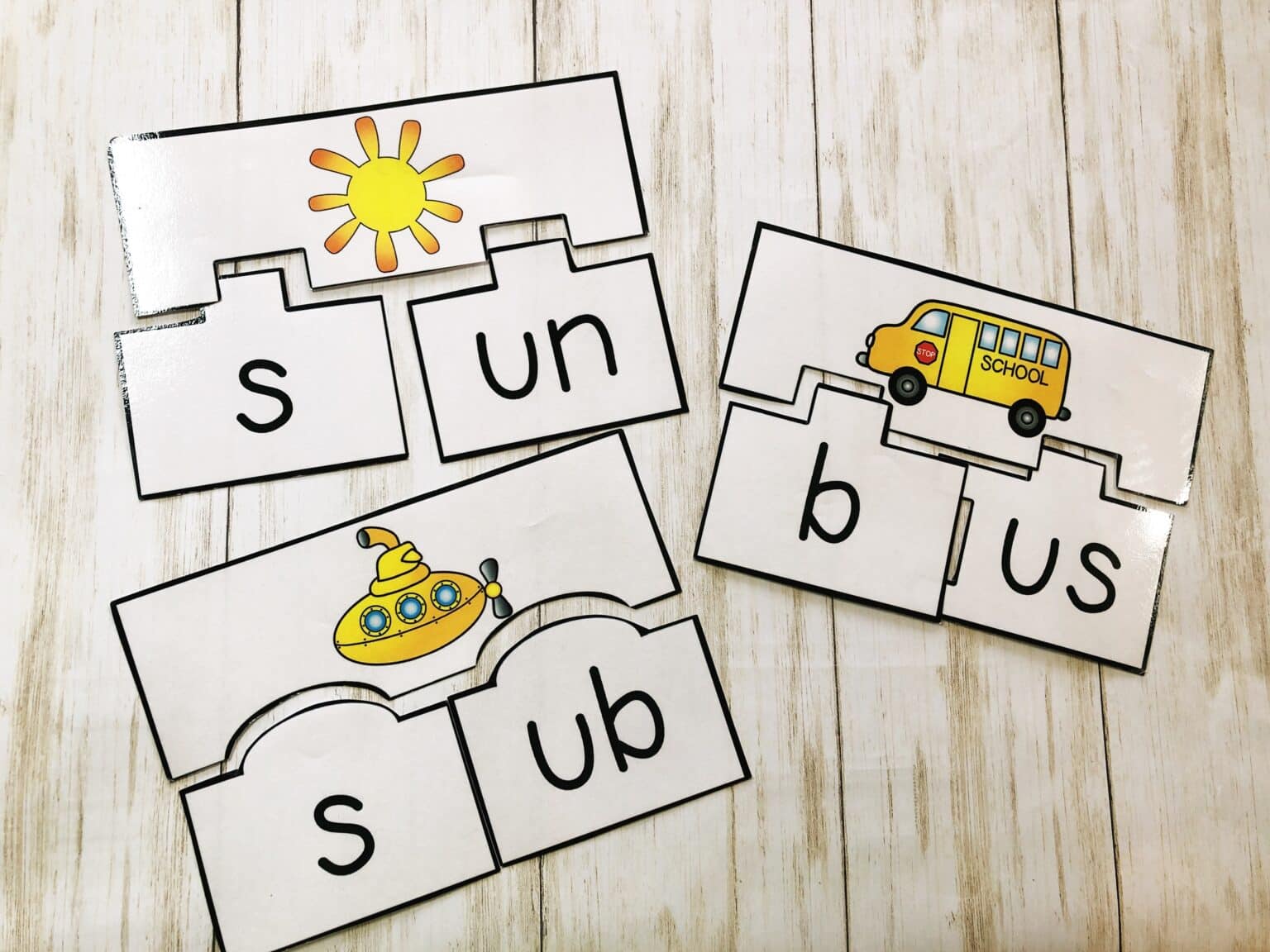 Phonics Puzzles for First Grade - Kristen Sullins Teaching
