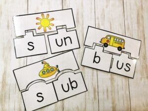 Phonics Puzzles for First Grade - Kristen Sullins Teaching